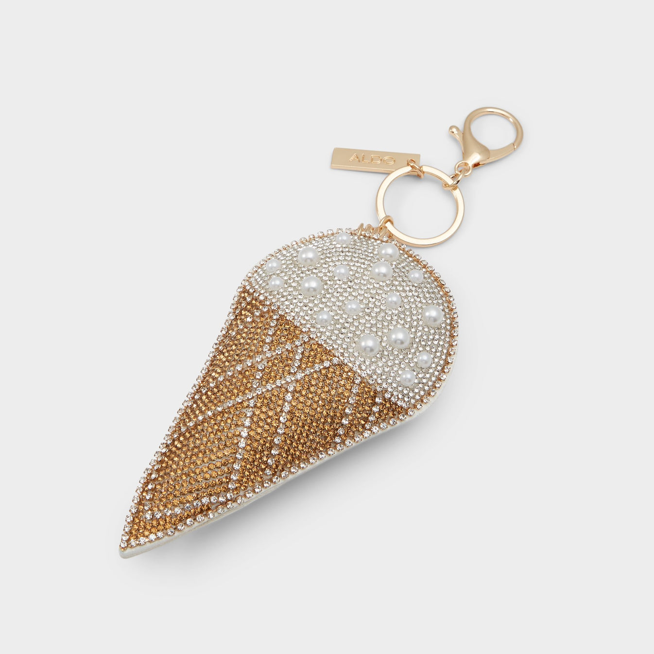 Scoops – Women Gold/clear multi Bag charm - ALDO