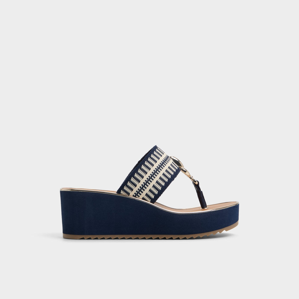 Penelopy – Women Bright multi T-strap wedge sandal - ALDO