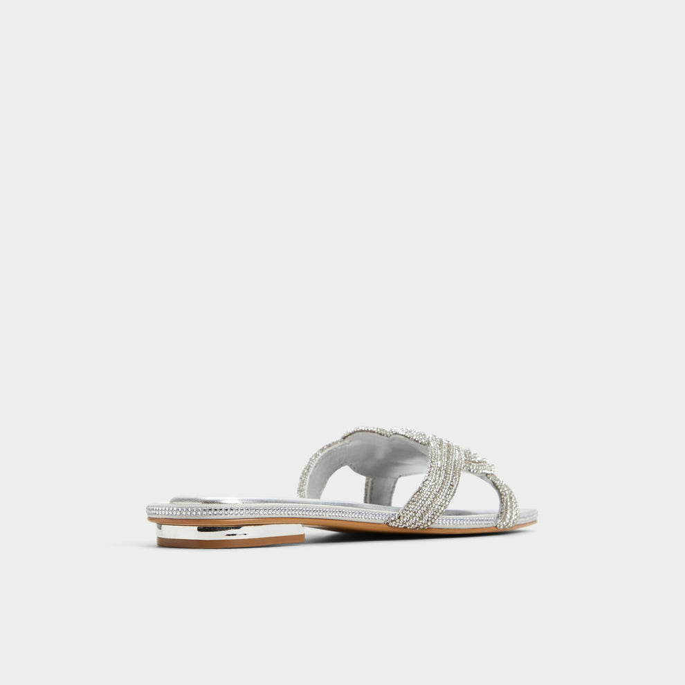 Karlina – Women Silver Slide sandal - ALDO