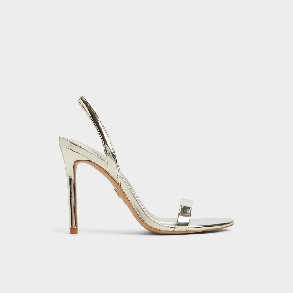 Quinney – Women Gold Slingback heeled sandal - ALDO