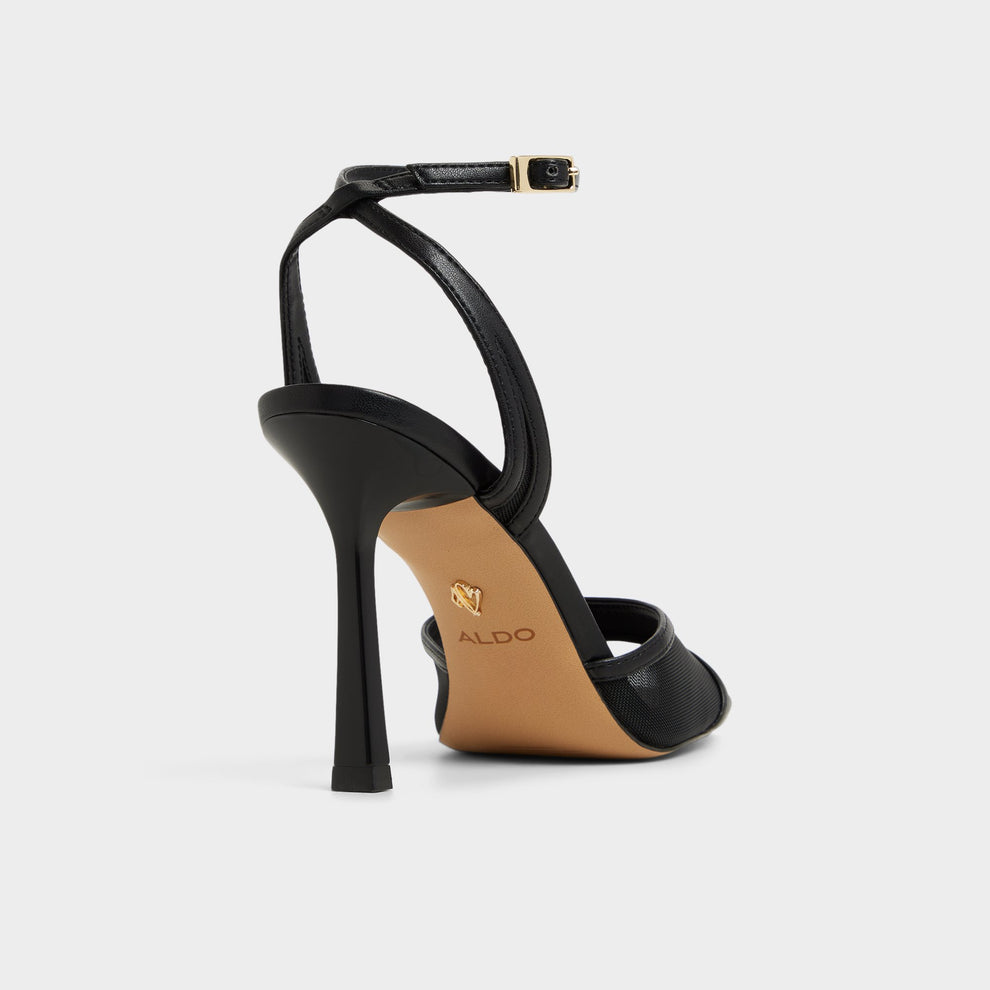 Sharra – Women Black Strappy heeled sandal - ALDO