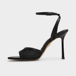 Sharra – Women Black Strappy heeled sandal - ALDO
