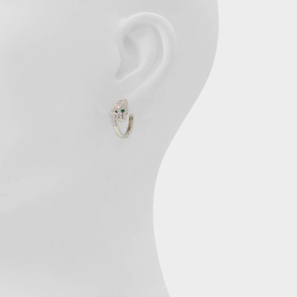 Feraluxe – Women Silver/clear multi Hoop earrings - Aldo – ALDO