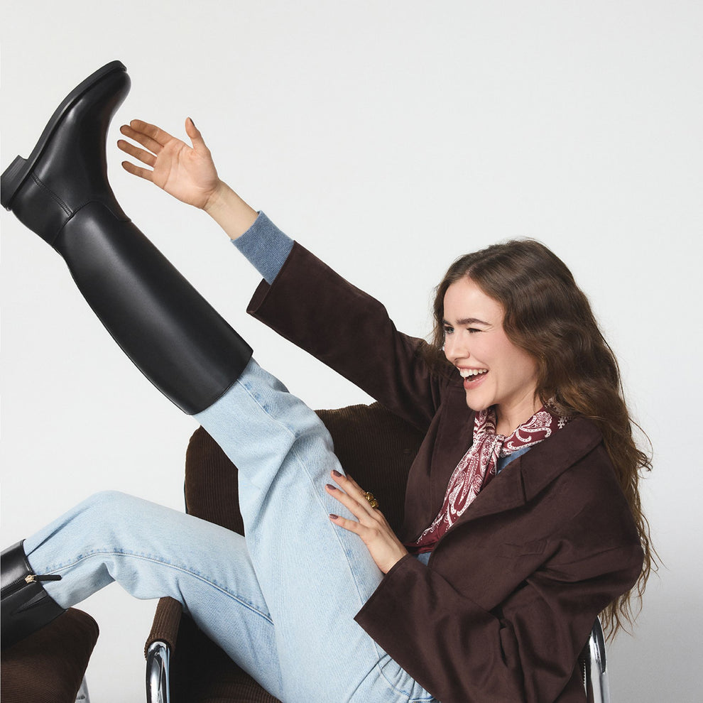 Charley – Women Black Knee-high boot - ALDO