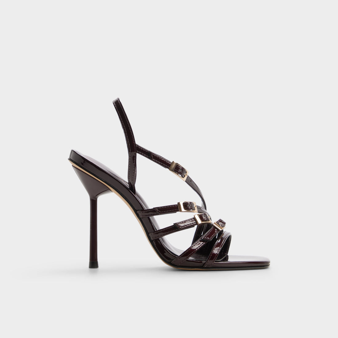 Xara – Women Dark brown Strappy heeled sandal - ALDO