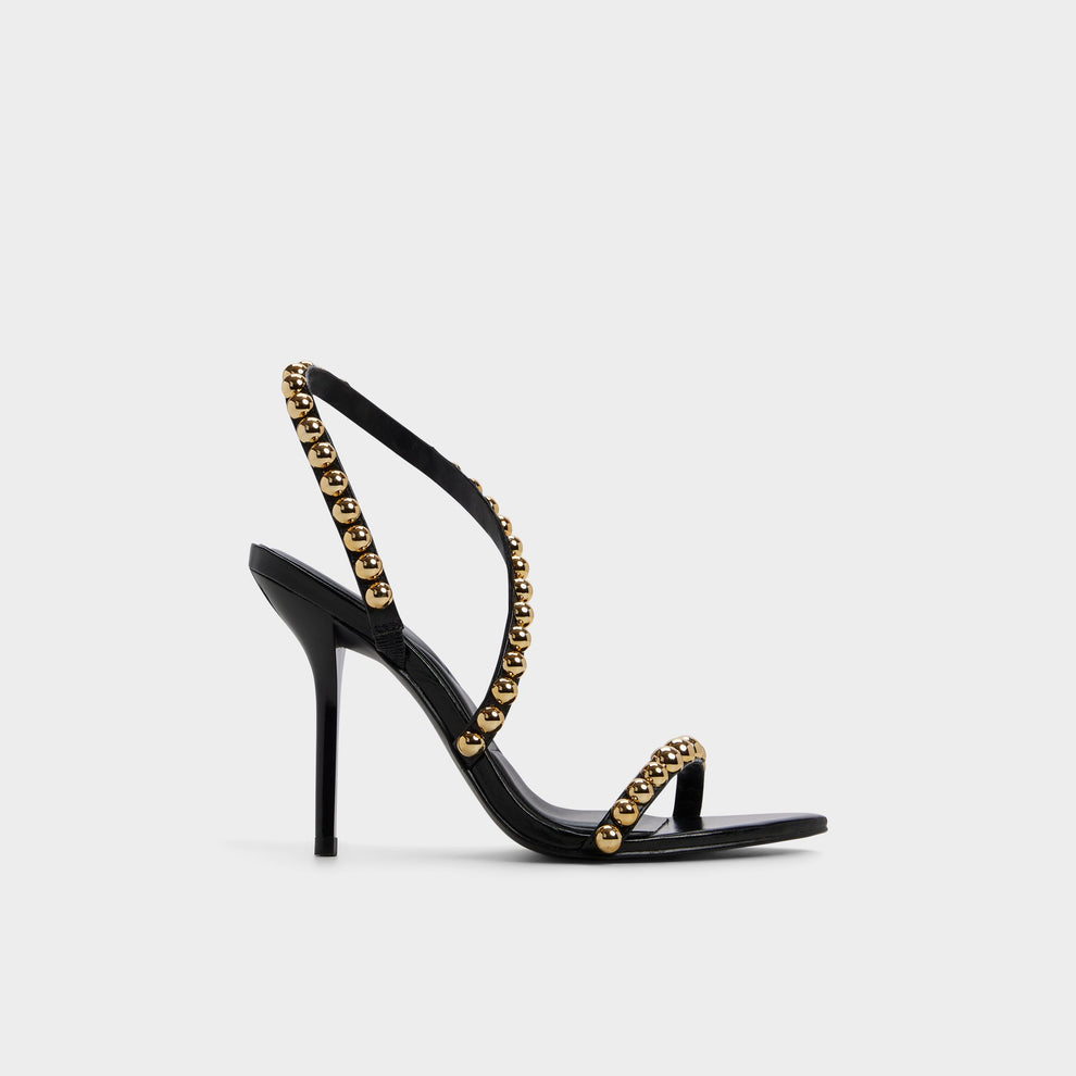 Attey – Women Black Strappy heeled sandal - ALDO