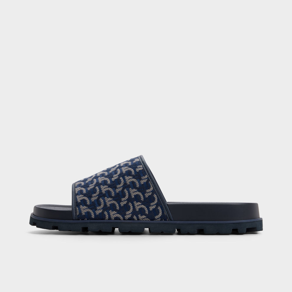 Orian – Men Navy Slide sandal - ALDO