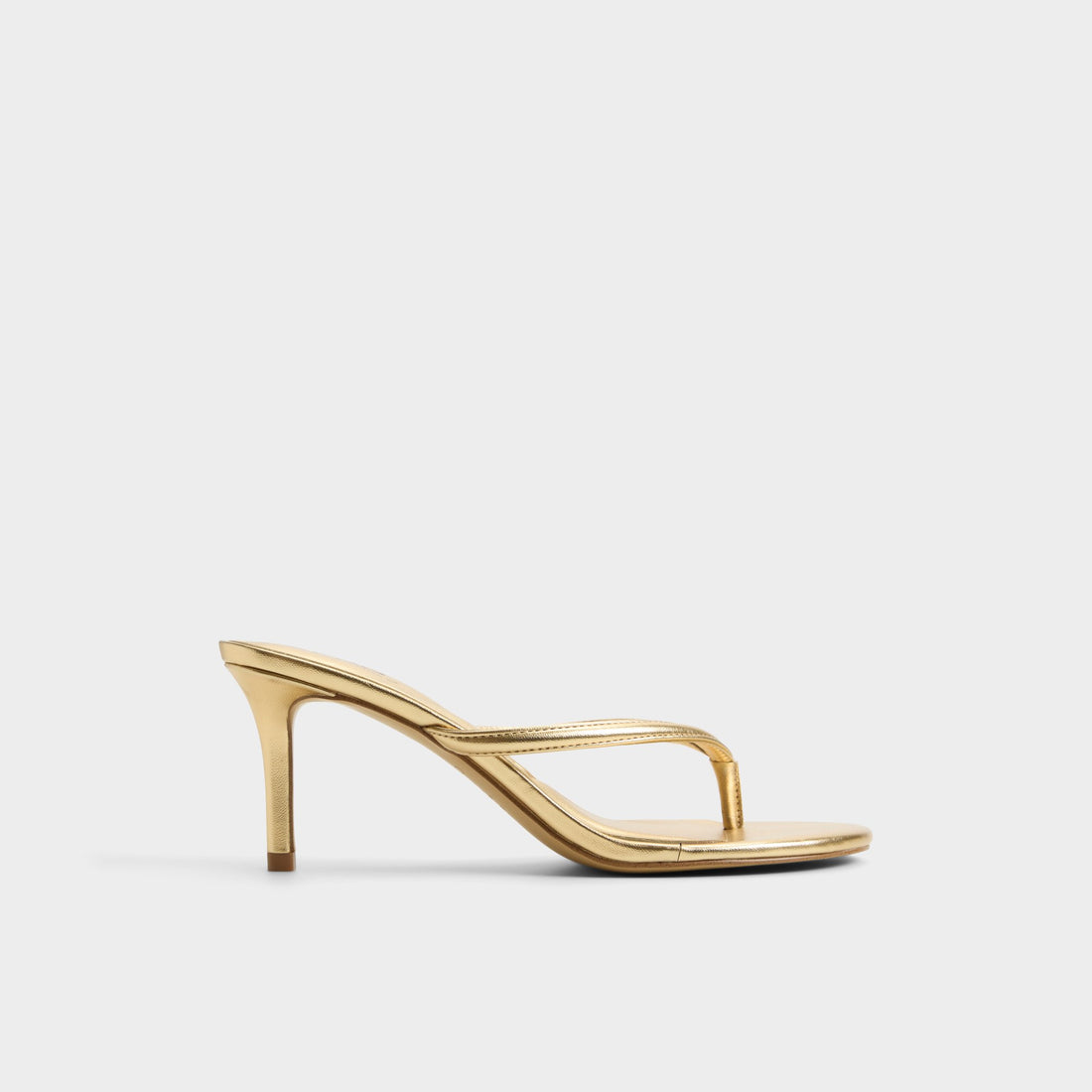 Skip – Women Gold Heeled thong sandal - ALDO